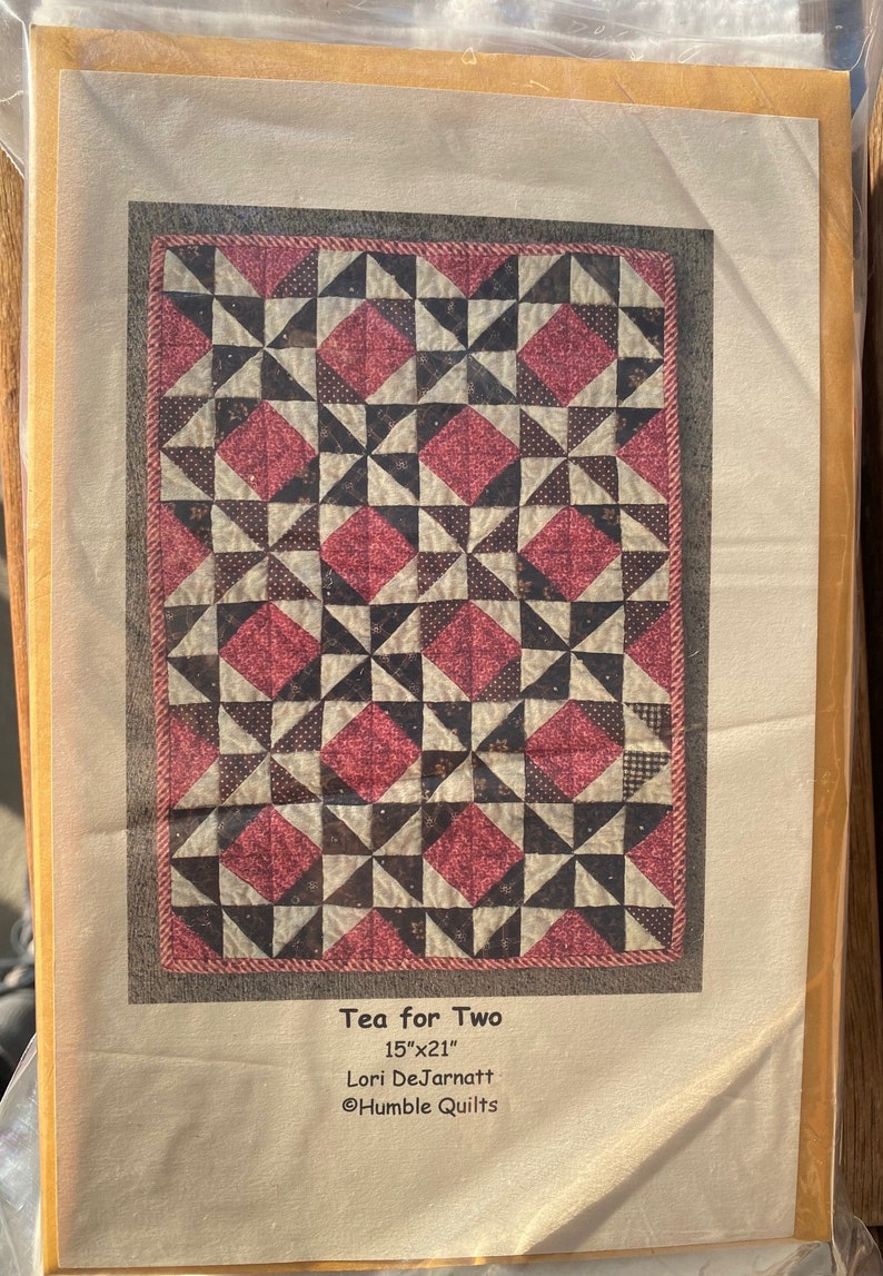 Complete Quilt Kit*humble Quilts* Tea for Two Doll Size Quilt Kit ...