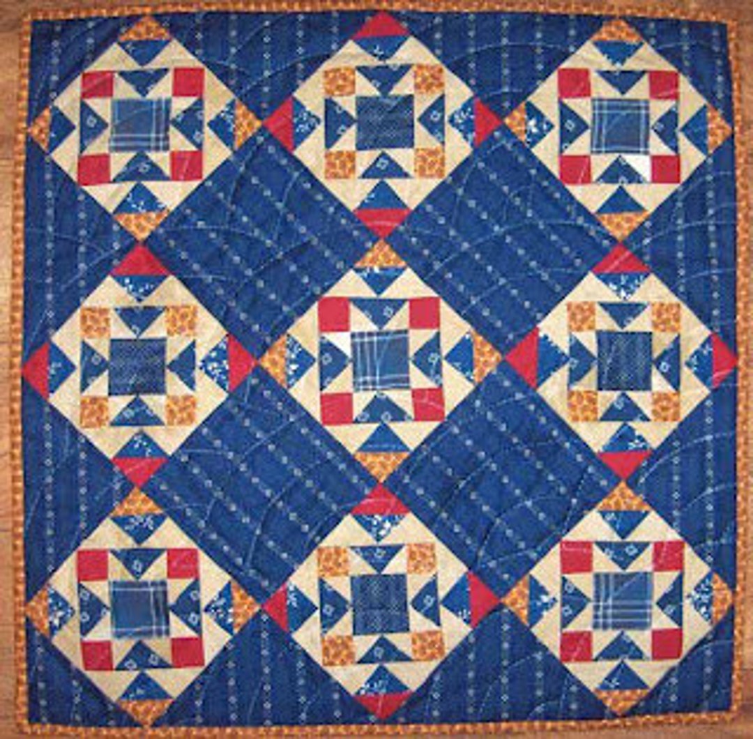 Midnight Stars Quilt Pattern*humble Quilts* 21"x21"complete ...