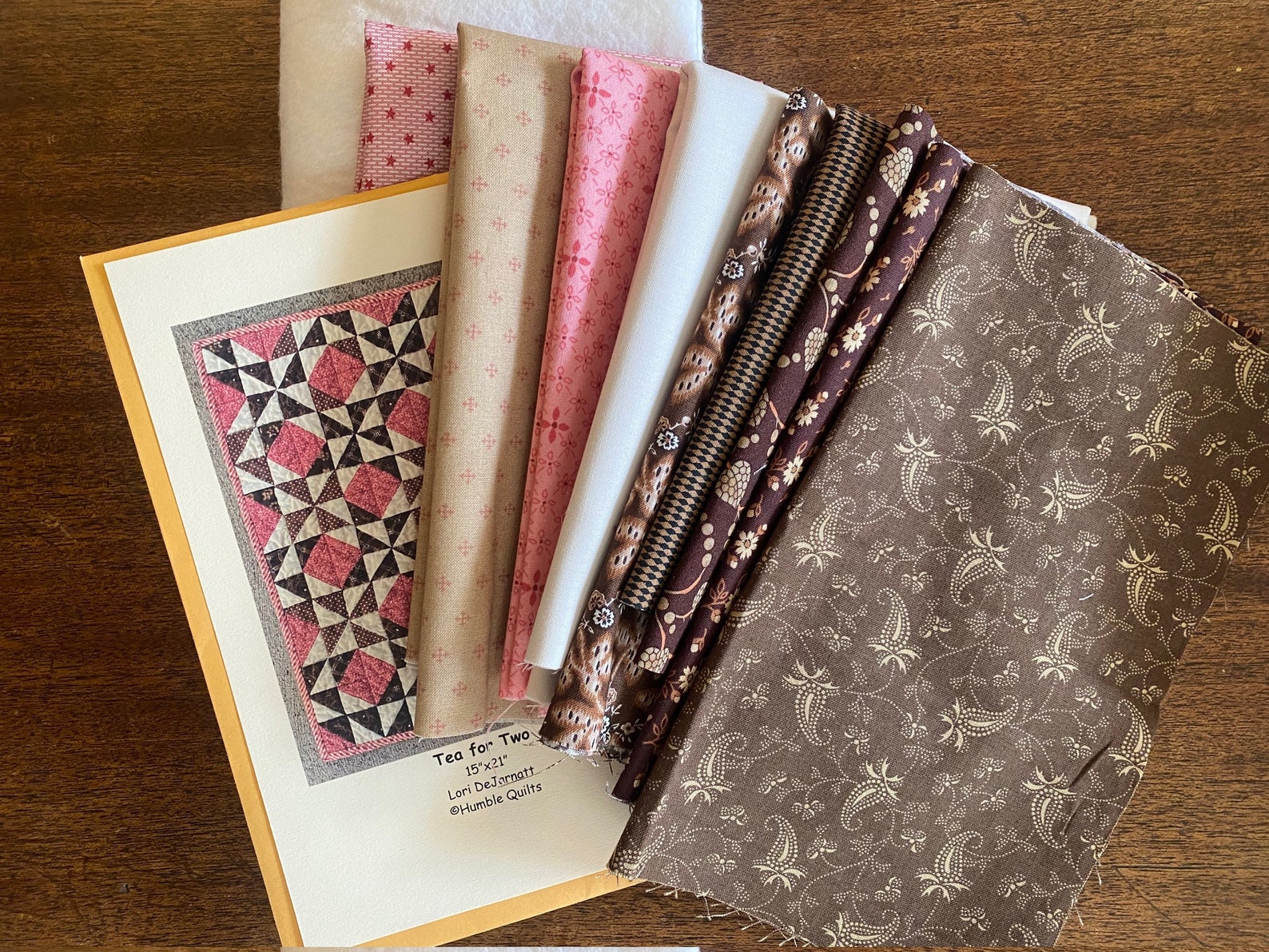 Complete Quilt Kit*humble Quilts* Tea for Two Doll Size Quilt Kit ...