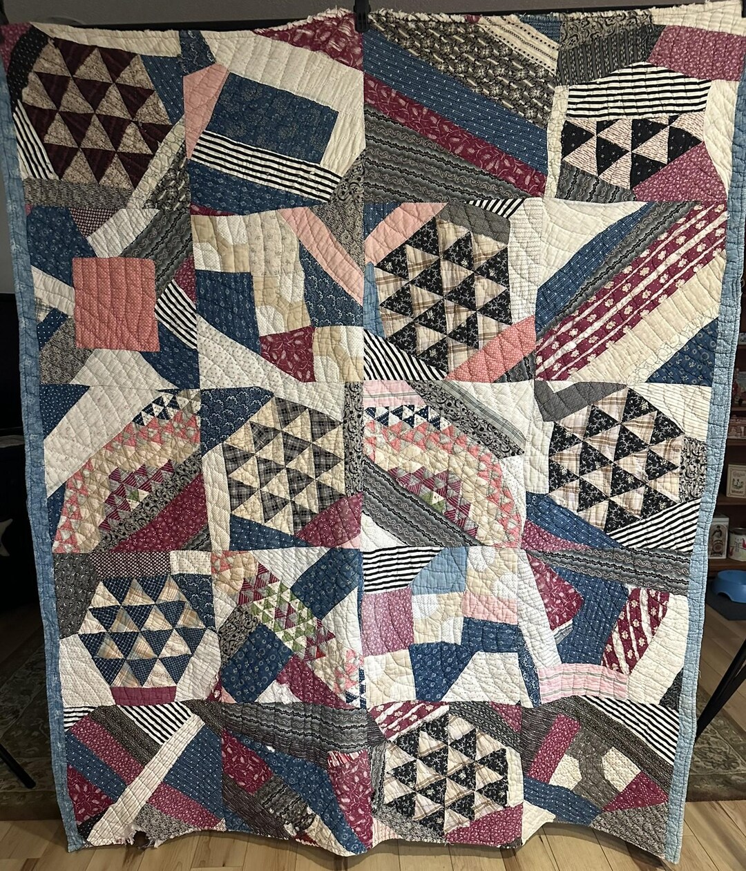 Primitive Make-do Cutter Quilt Humble Quilts - Etsy