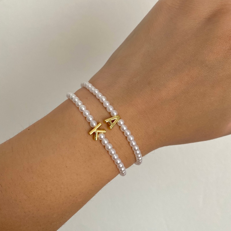 Bracelet Initial - Etsy