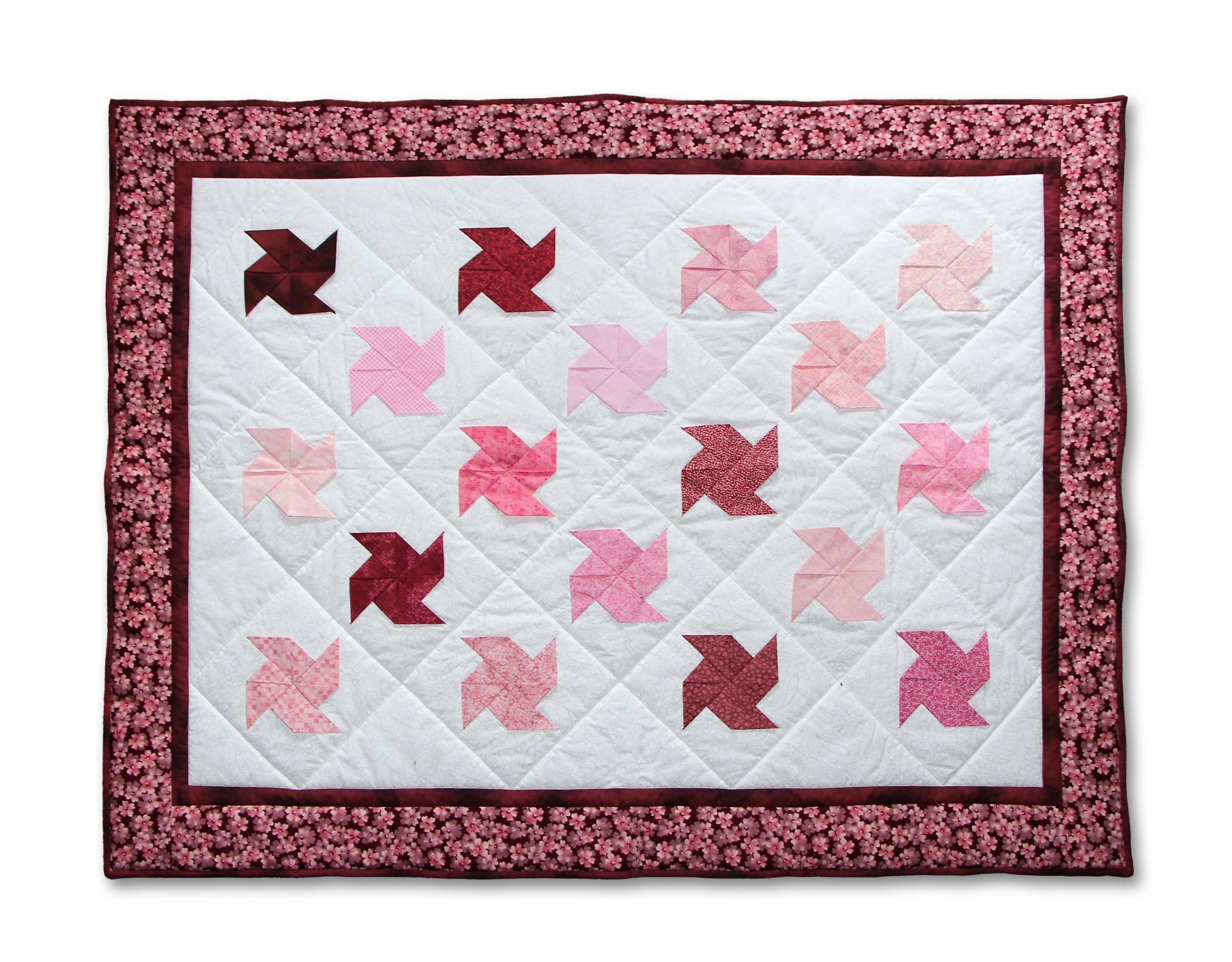 Pinwheels PDF 3D Quilt - Etsy