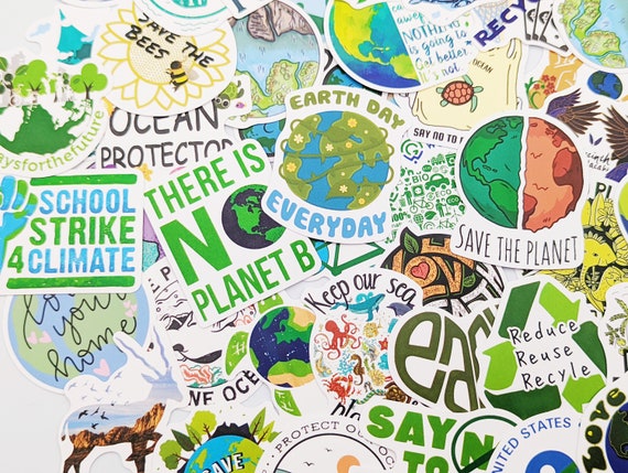 Sticker Set Umweltschutz Umwelt Natur Erde Fridays for - Etsy