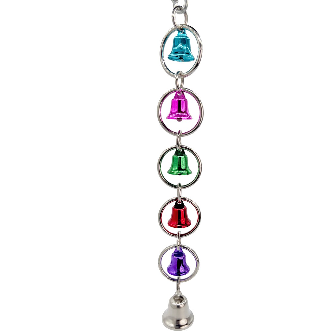 1056 Ring N Ring Handcrafted Super Durable Hanging Bird Cage Toy, Extra ...