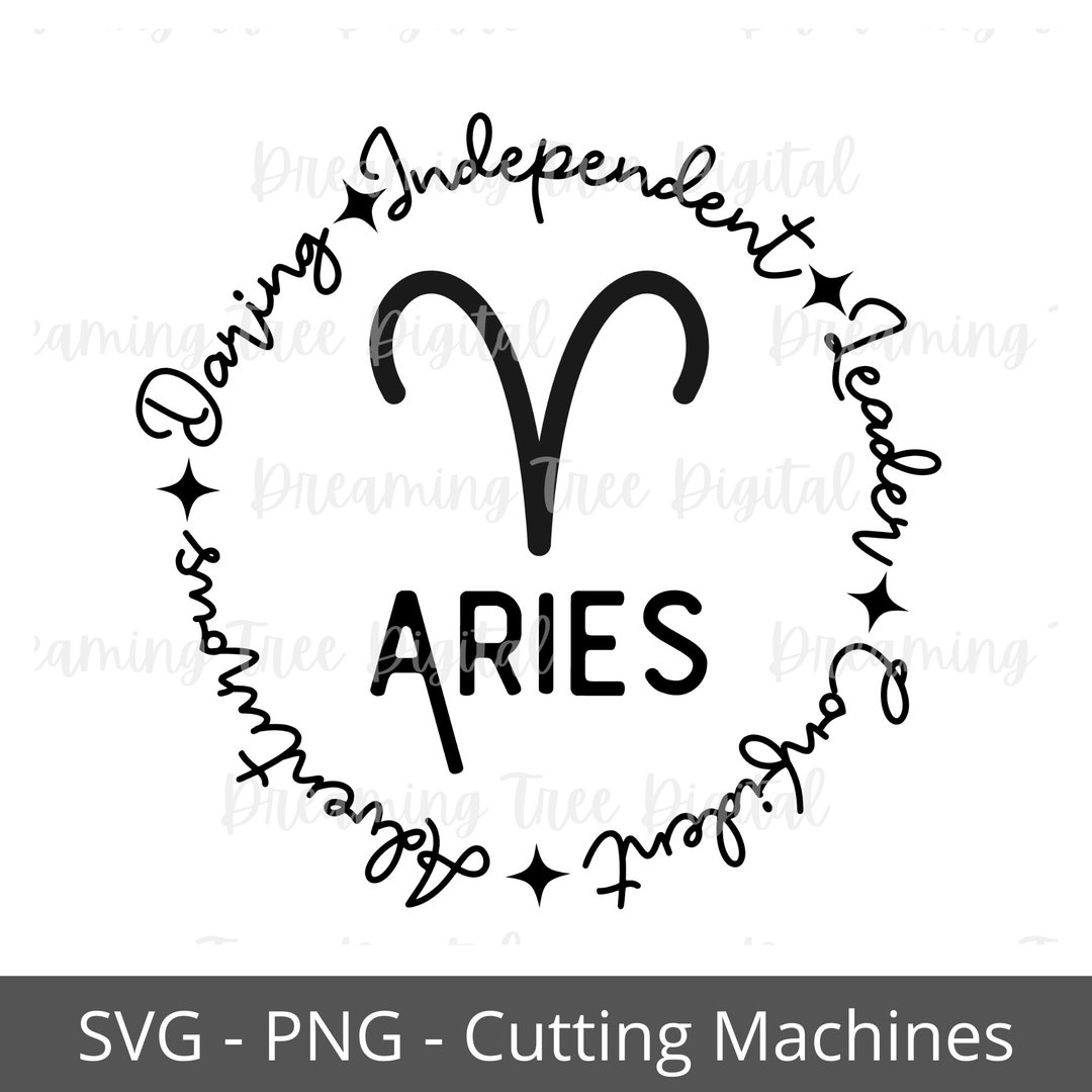 Aries Zodiac Sign SVG, Zodiac Svg, Aries Gift, Instant Download - Etsy