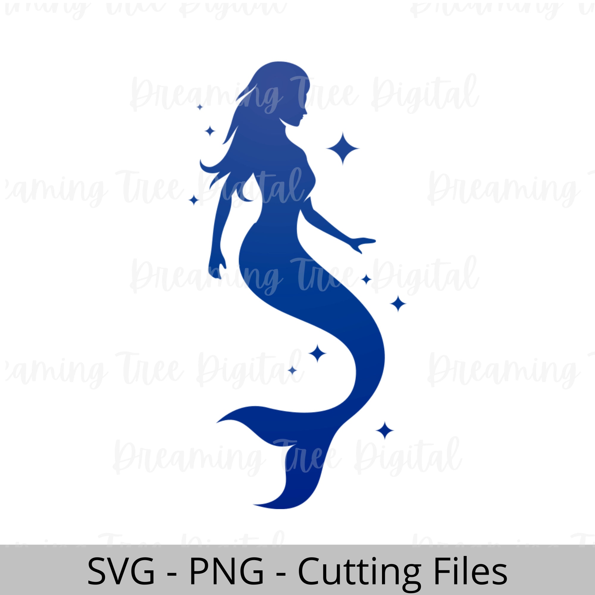 Sirena SVG, sirena nadadora PNG, sirenita svg, archivos de corte ...
