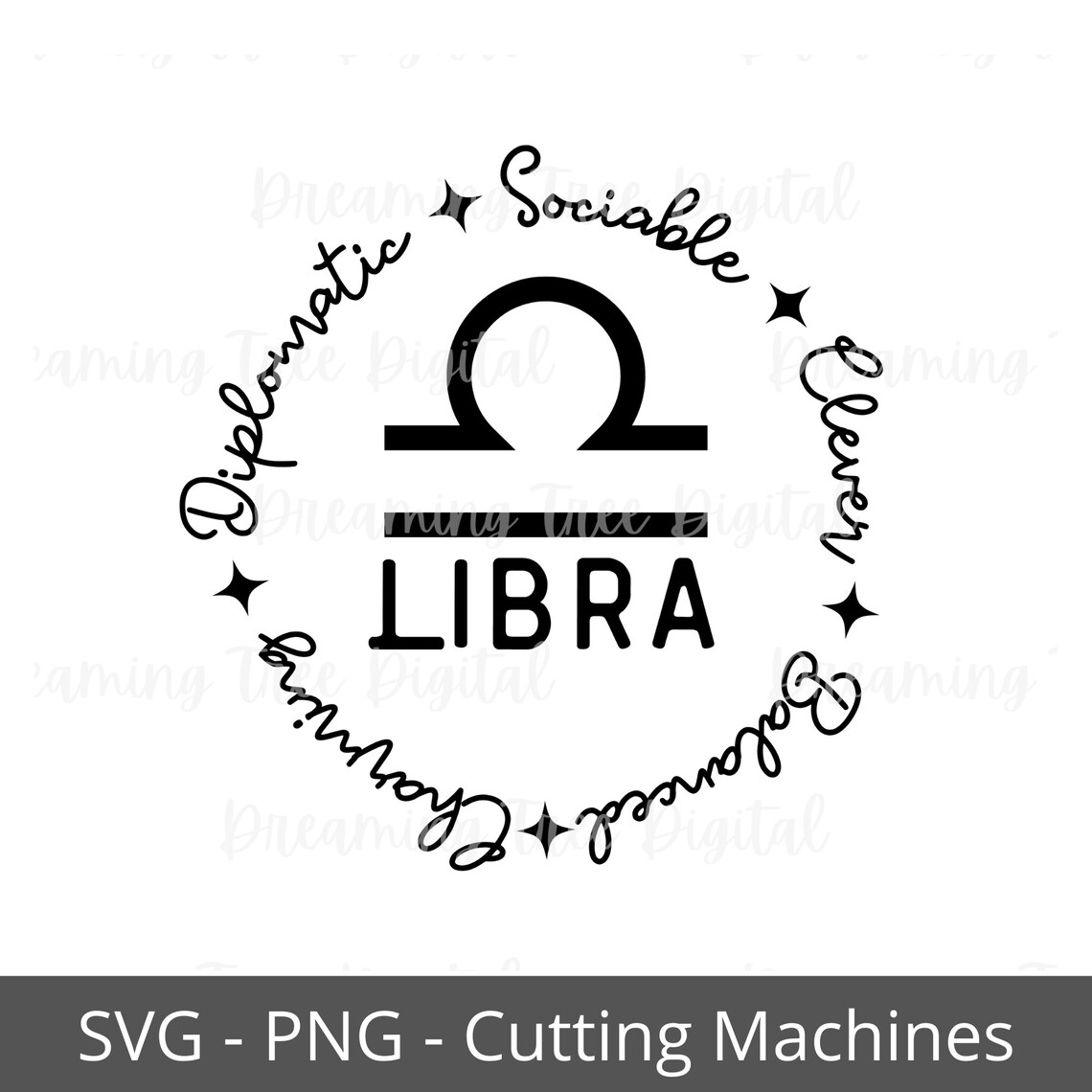 Libra Zodiac Sign SVG Zodiac Svg Libra Gift Instant - Etsy