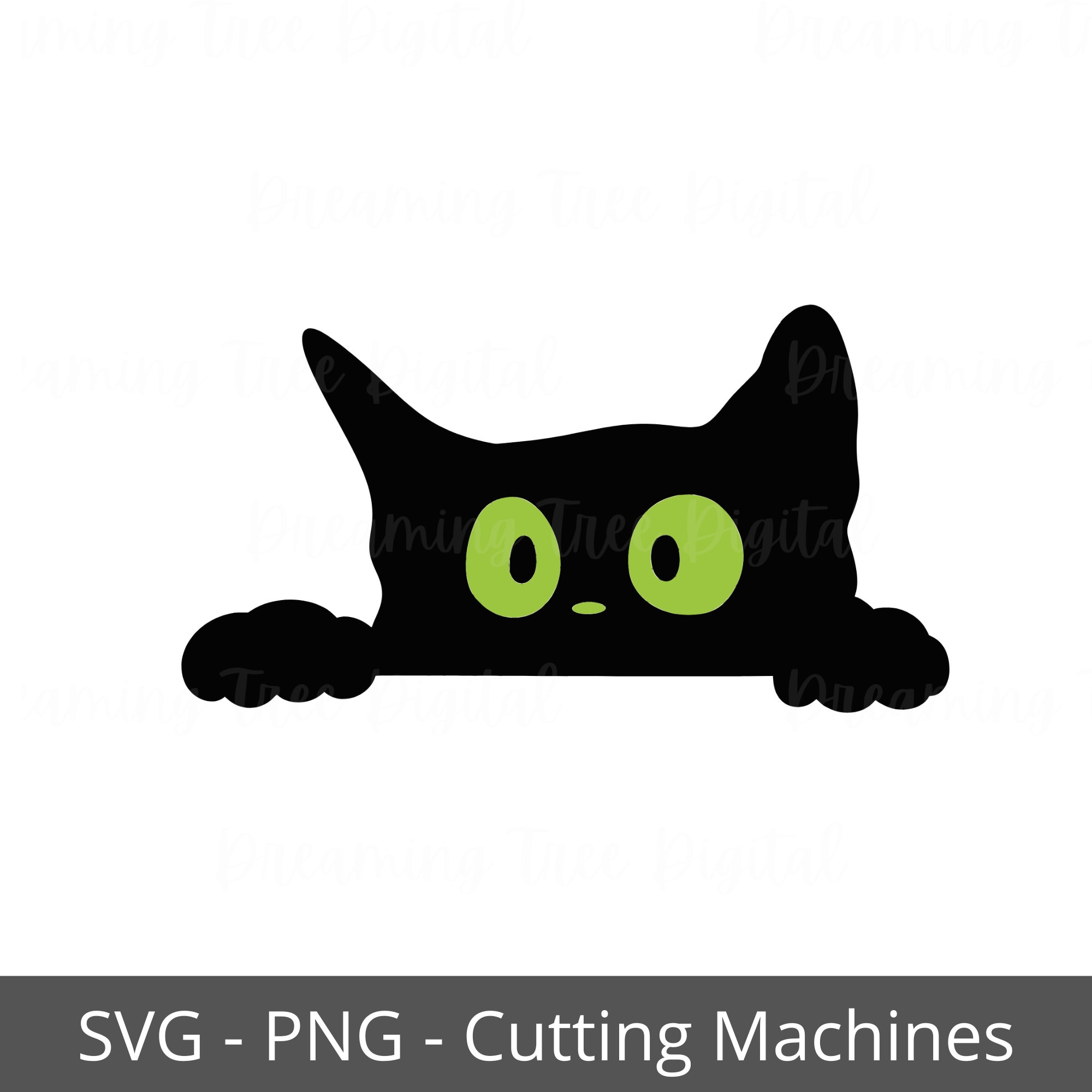 Black Cat SVG, Curious Cat Png, Cat Svg for Shirts, Instant Download - Etsy