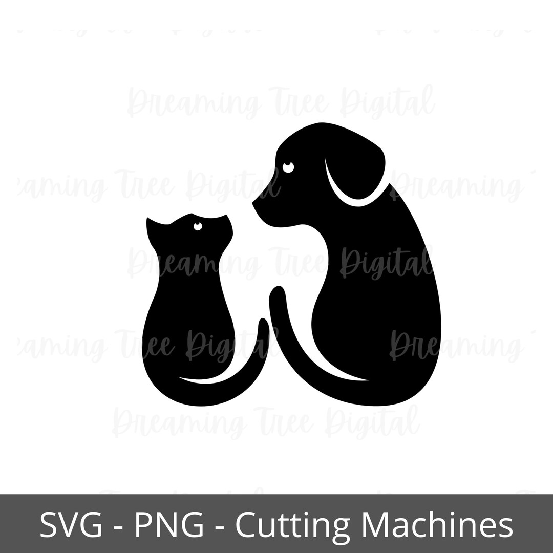 Dog and Cat SVG Set, Dog Mom SVG PNG, Digital Cut Files, Instant ...