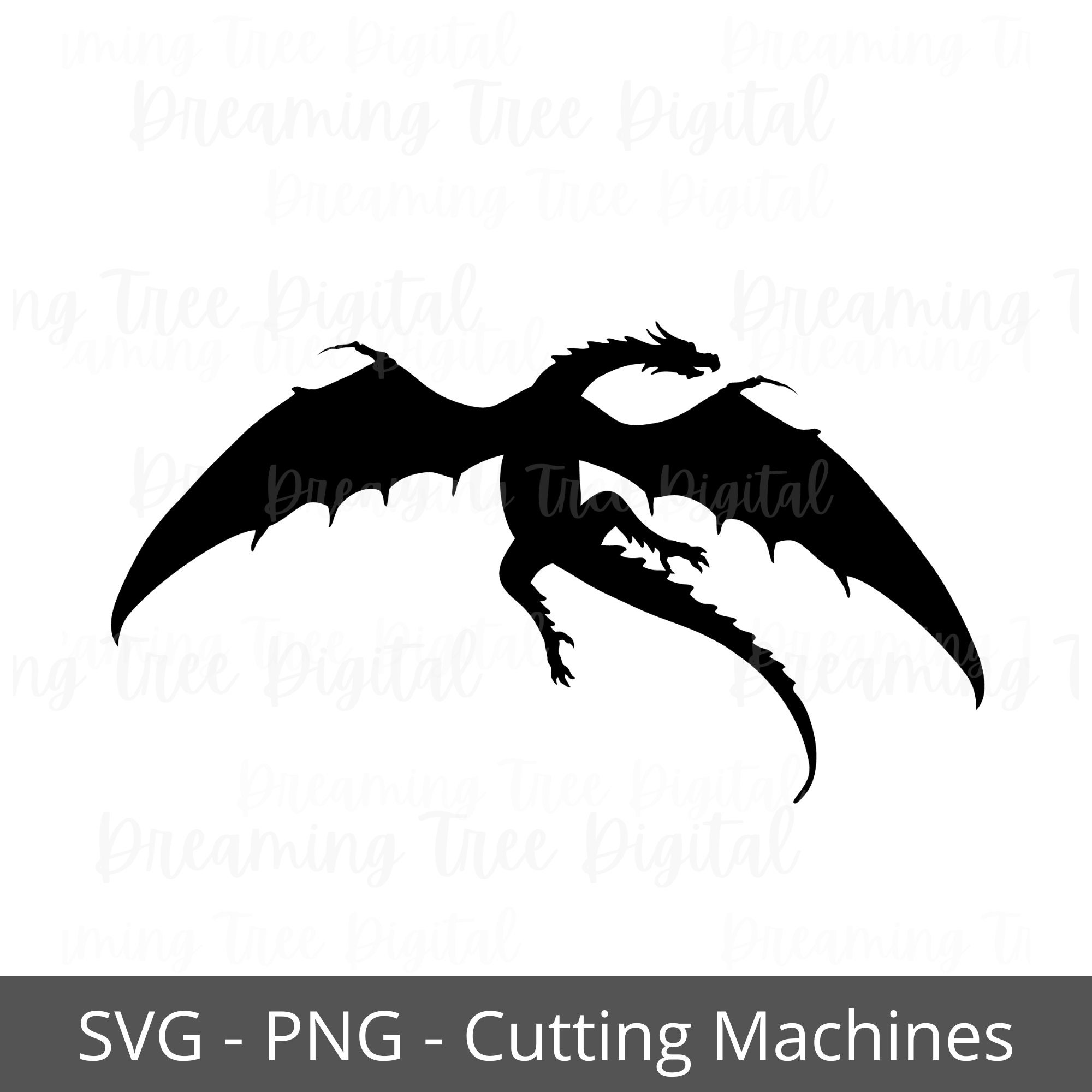 Dragon SVG, Flying Dragon Svg, Fantasy Png, Instant Download - Etsy Canada