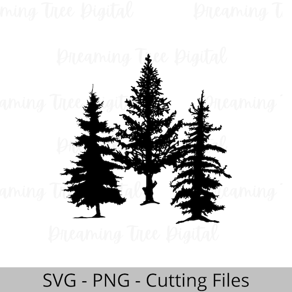 Three Pines SVG Tshirt Cut Files Outdoors Svg - Etsy