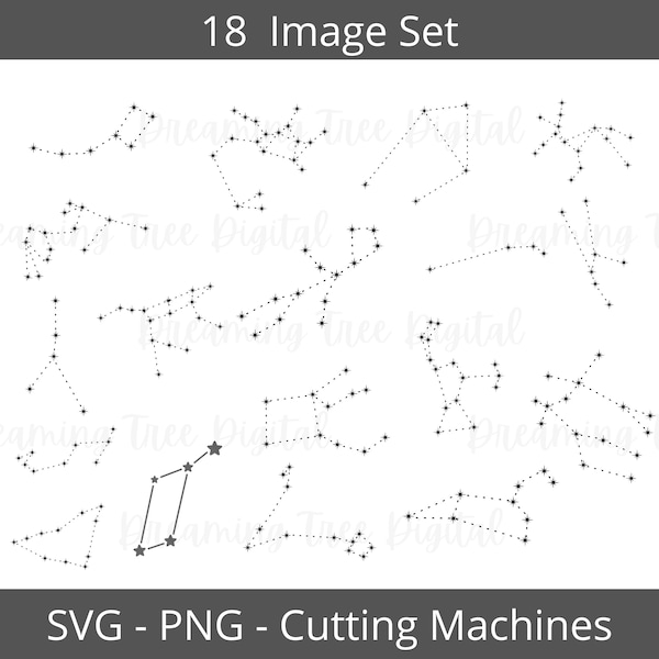 Constellation Svg - Etsy