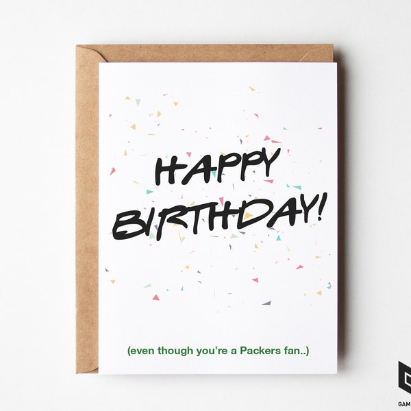 Happy Birthday Packers Fan Etsy