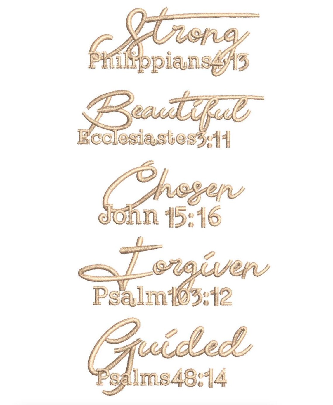 Religious Embroidery Designs, Bible Verse Machine Digital Embroidery ...