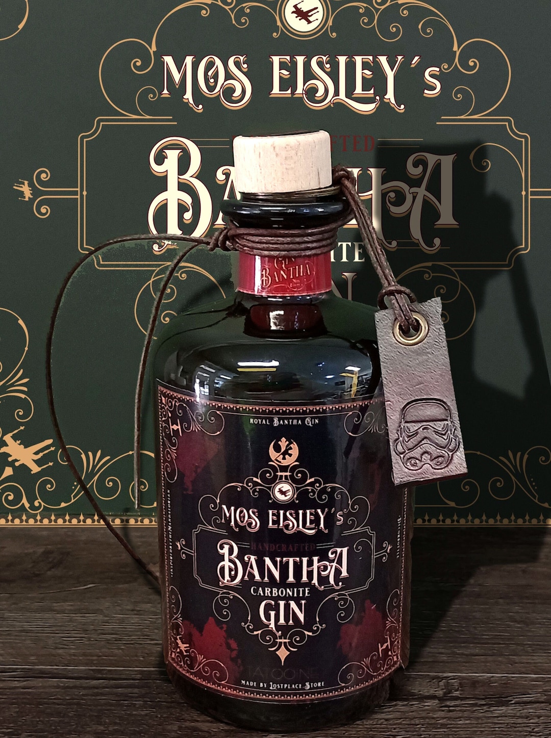 Cosplay Bottle Mos Eisley GIN Bottle, STARWARS GIN, Decorative Bottle ...