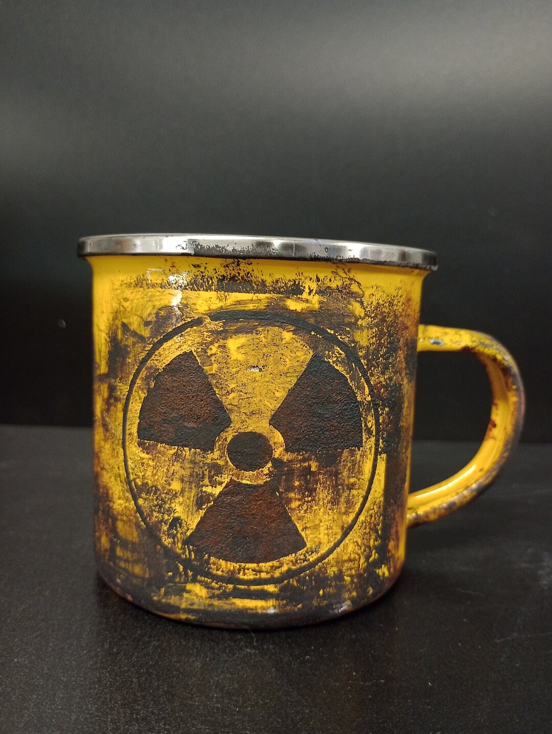 Nuclear FALLOUT, RUSTY ATOMIC Cup/cup in Used Look, Rusty, Post ...