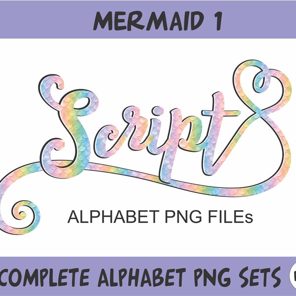 Girly Letters - Etsy