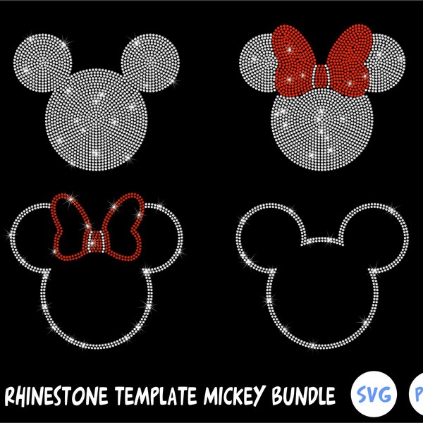 Mouse Rhinestone - Etsy