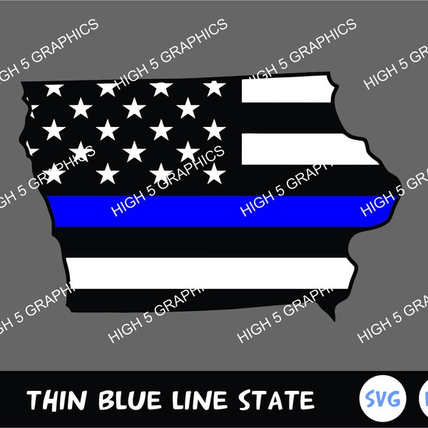 Thin Blue Line Decor - Etsy