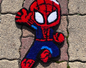 Spider Man Tufted Rug - Etsy