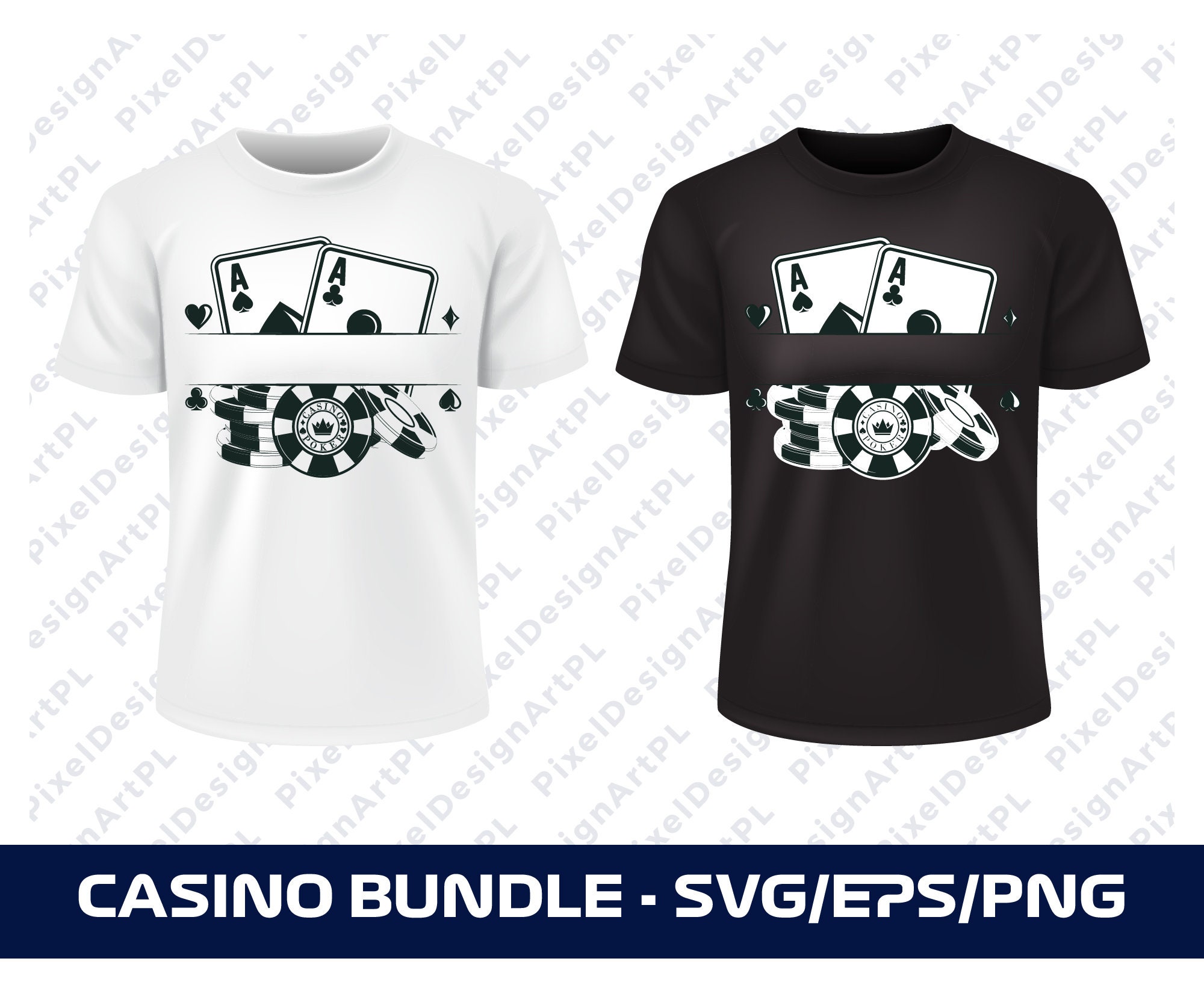 25 Casino SVG Bundleepspng Poker Svg Gumbling Svg Cricut - Etsy