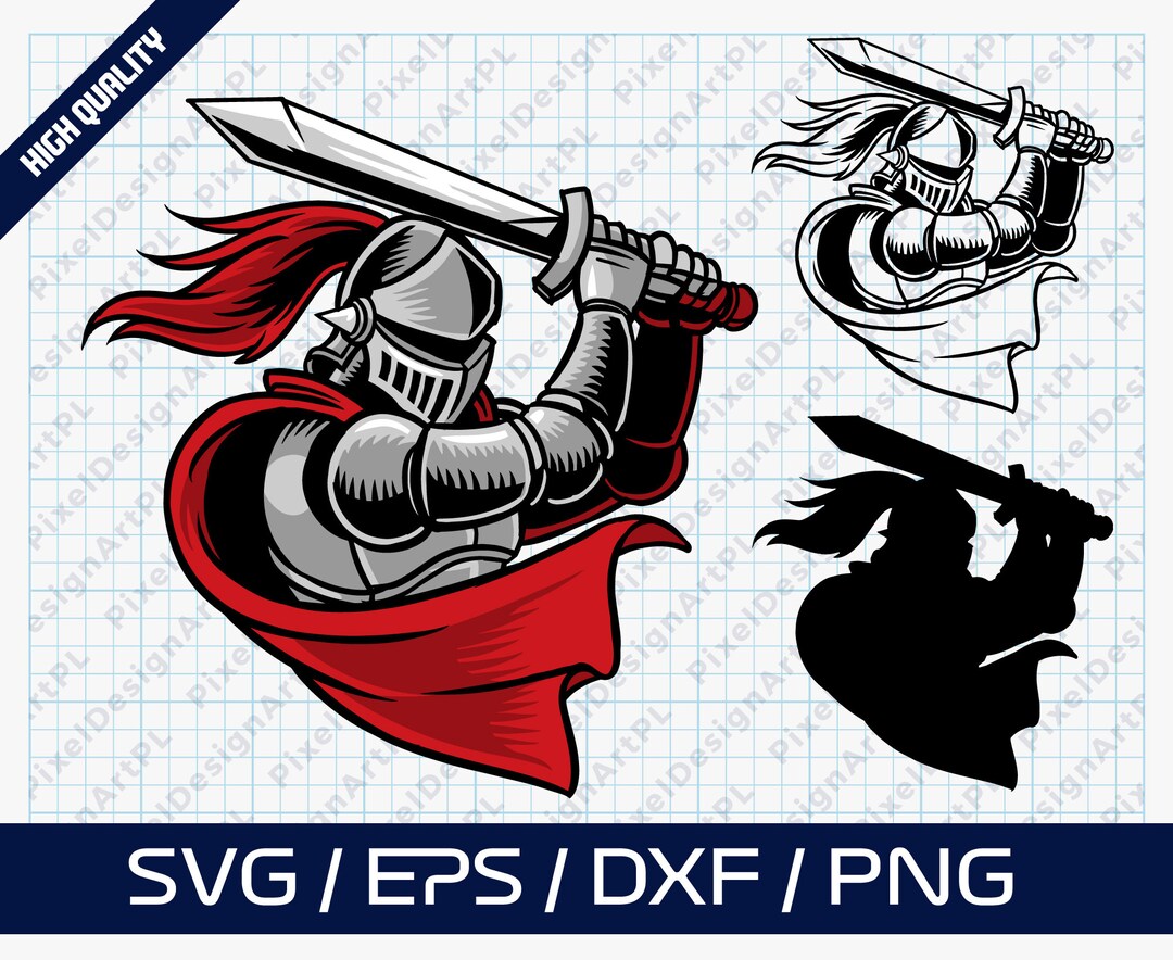 Knight SVG, Cricut, Silhouette, Scrapbooking, Card Making, Paper Crafts ...