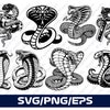 Cobra Monogram SVG, Cobra DXF, Cobra PNG, Cobra Cut File, Clipart ...