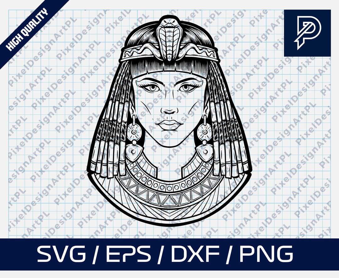 Cleopatra SVG, Cricut, Silhouette, Scrapbooking, Card Making, Paper ...
