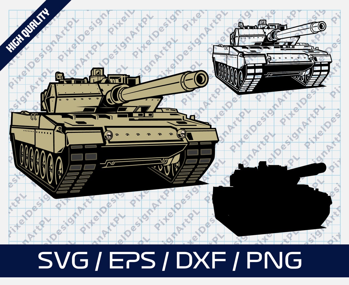 Tank SVG Cricut Silhouette Scrapbooking Card Making Paper - Etsy