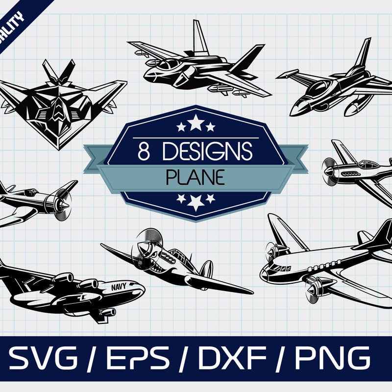 Airplane Svg - Etsy