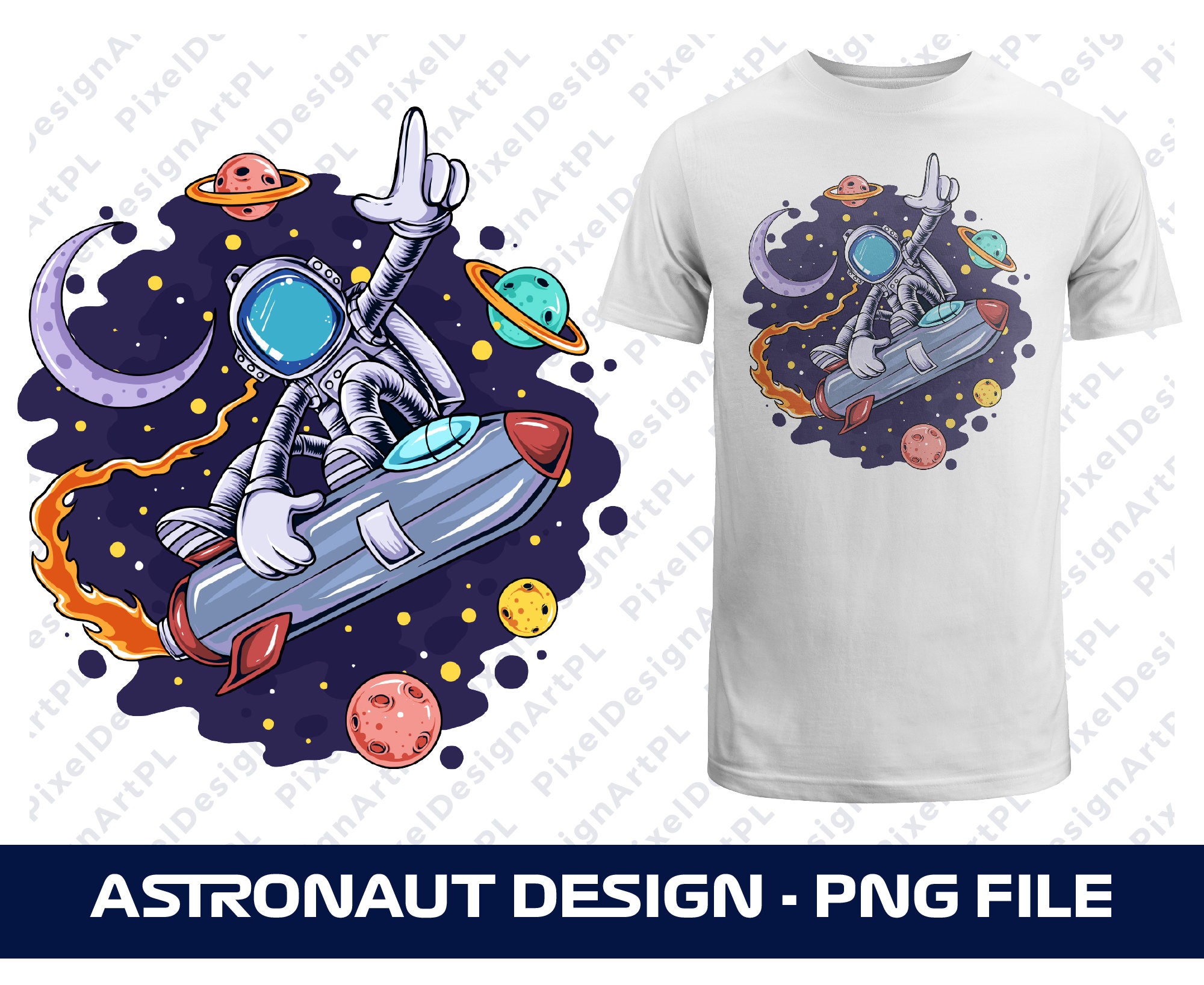 Astronaut Shirt Design