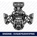 Engine Svg, Car Engine Svg, Car Svg, Automobile Svg, Car Silhouette Svg ...