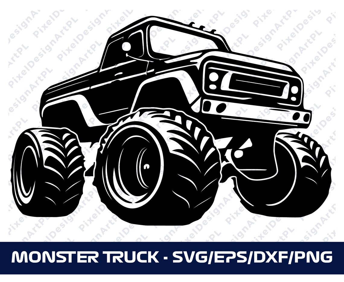 Monster Truck SVG, Monster Truck PNG, Monster Truck Cricut, Monster ...