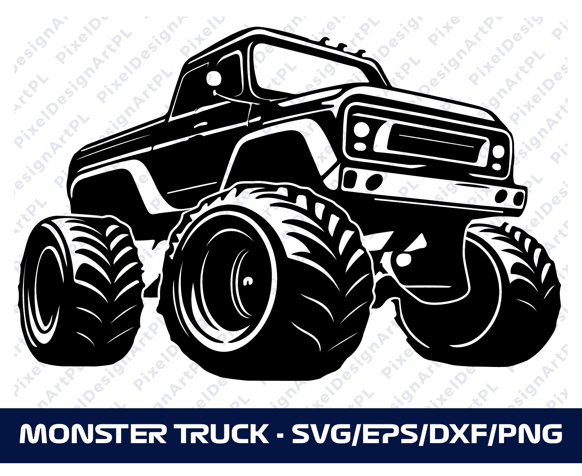 Monster Truck SVG, Monster Truck PNG, Monster Truck Cricut, Monster ...