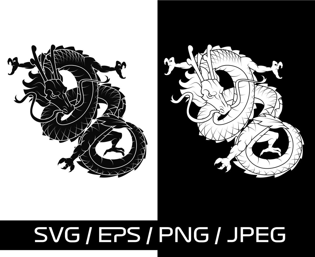 Dragon SVG, Cricut, Silhouette, Scrapbooking, Card Making, Paper Crafts ...