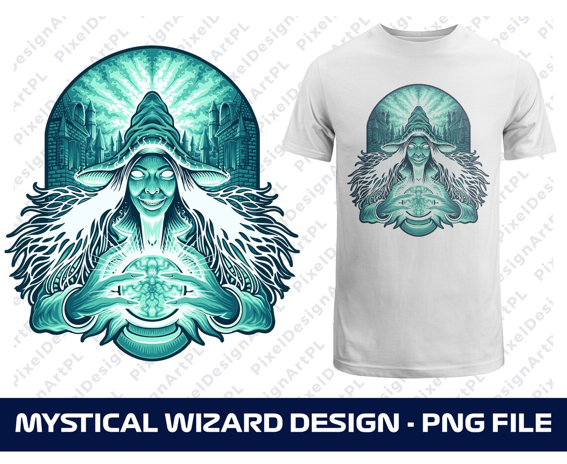 Mystical Wizard PNG Magician PNG Magic PNG Mysrical Wizard - Etsy