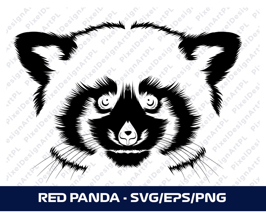 Red Panda SVG,EPS,PNG, Cricut, Clipart, Sublimation, Space T-shirt ...