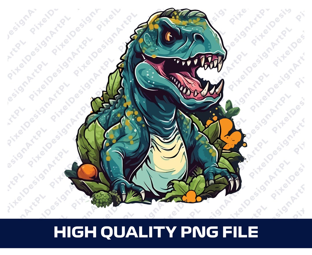 Dinosaur PNG FILE, T-shirt Design, Dinosaur Sublimation File, Dino ...