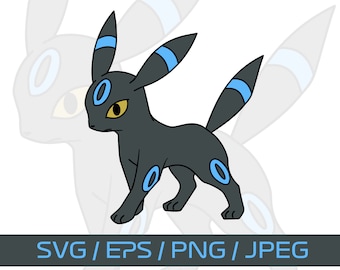 Umbreon Svg - Etsy
