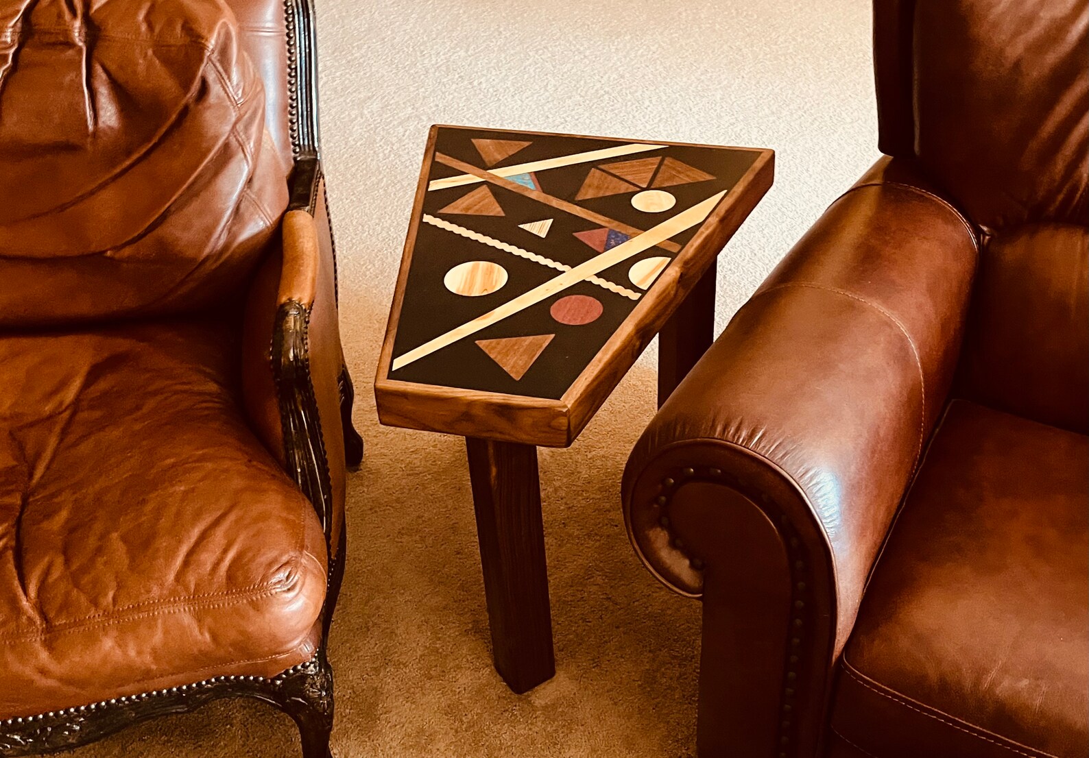 The Wedge Art Tables Designed Side Tables Create That Perfect Seating ...