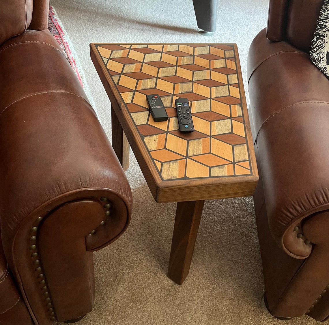 The Wedge Art Tables Designed Side Tables Create That Perfect Seating ...