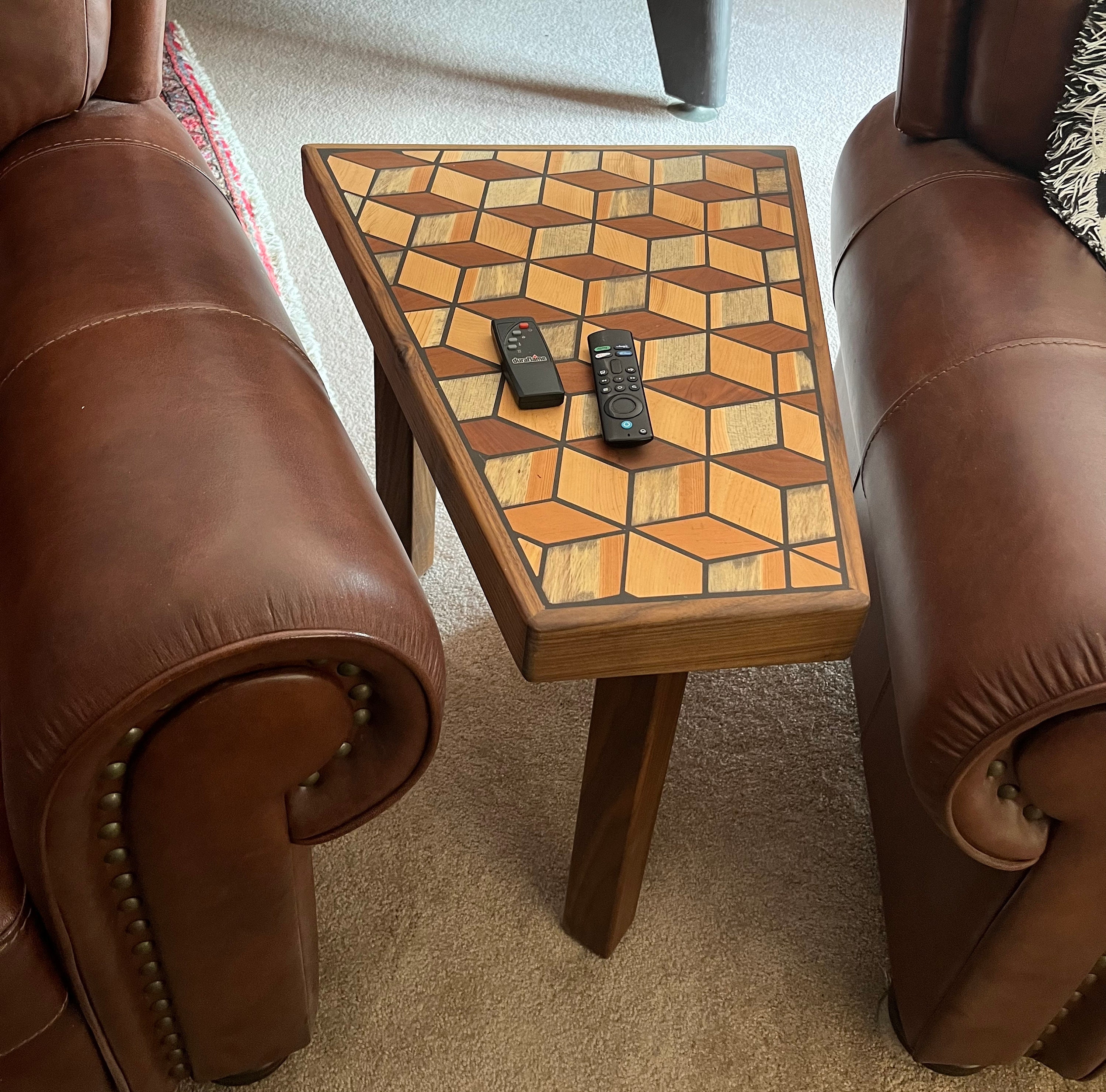 The Wedge Art Tables Designed Side Tables Create That Perfect Seating ...