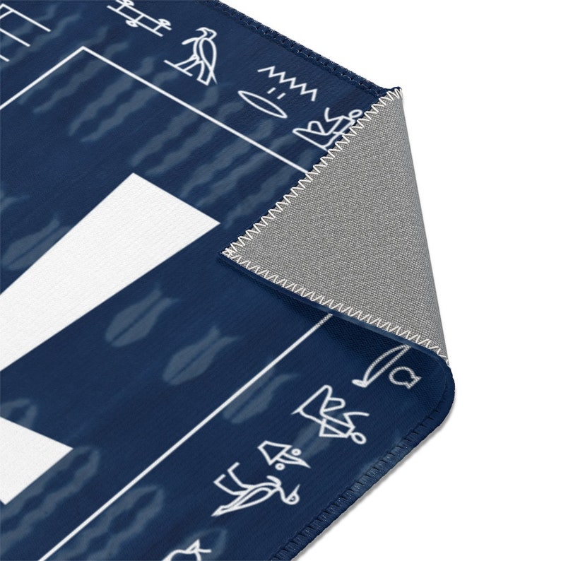 Kemetic Ankh Prayer Rug - Deep Indigo - Etsy