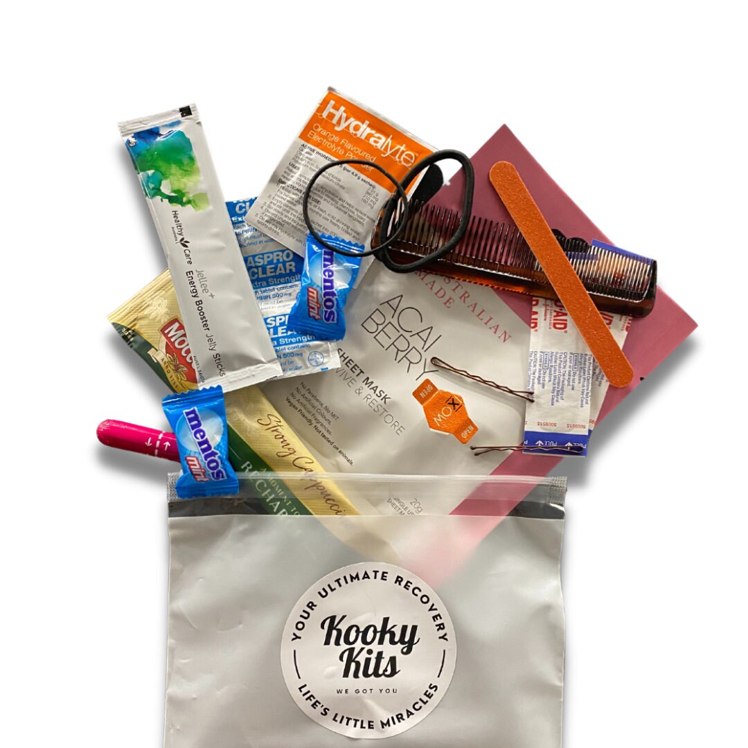 Aussie Women's Mini Recovery Kit! Hangover Kit for Weddings ~ Recovery ...