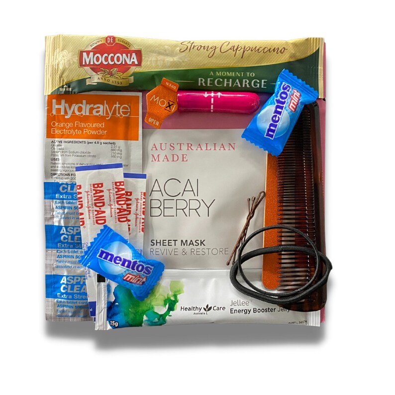 Aussie Women's Mini Recovery Kit! Hangover Kit for Weddings ~ Recovery ...