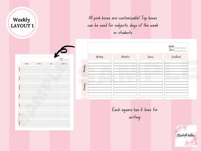 PRINTABLE Weekly Homeschool Planner | Charlotte Mason Education ...