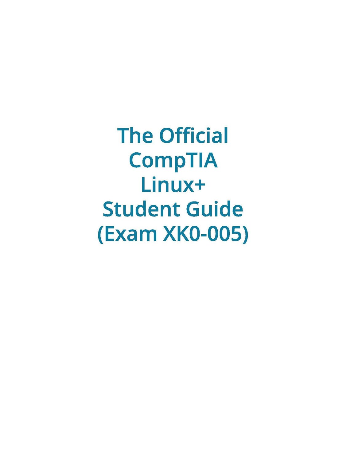 NEW Comptia Linux+ XK0-005 Student Guide PDF Ebook - Etsy