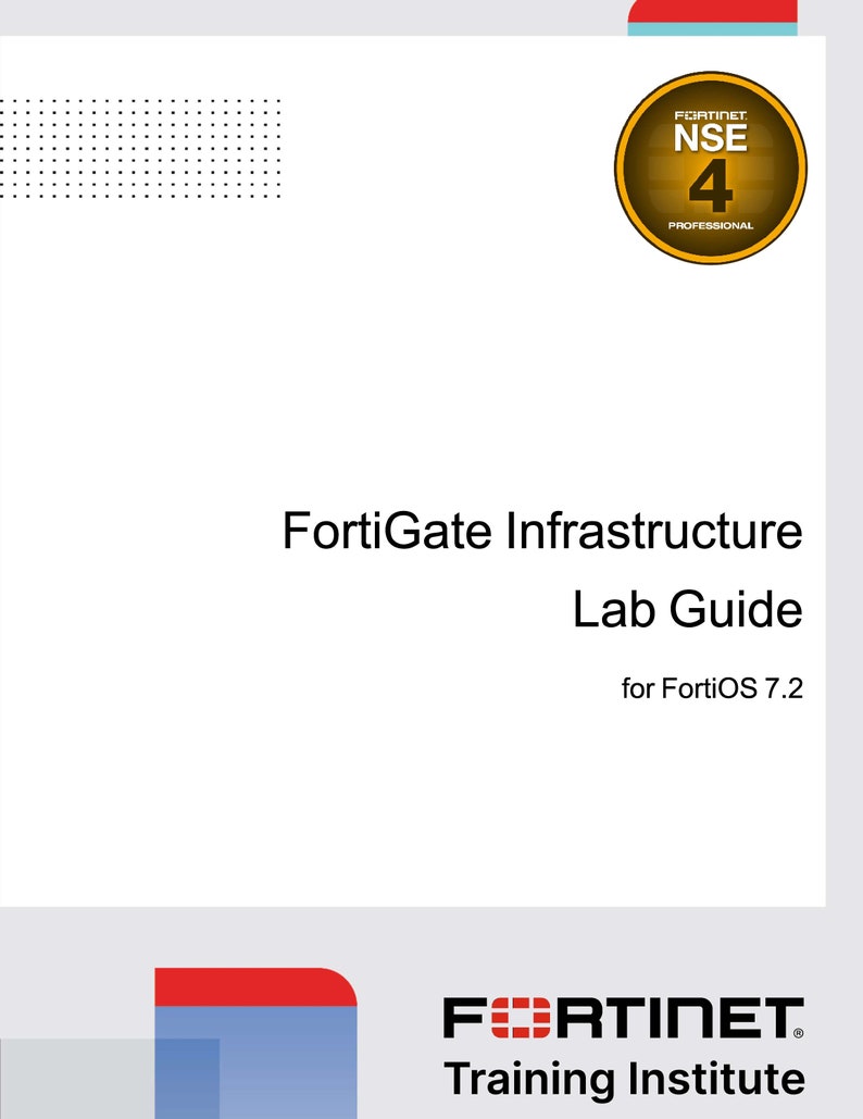 Fortinet NSE 4 7.2 Bundle - Fortigate Infrastructure + Fortigate ...