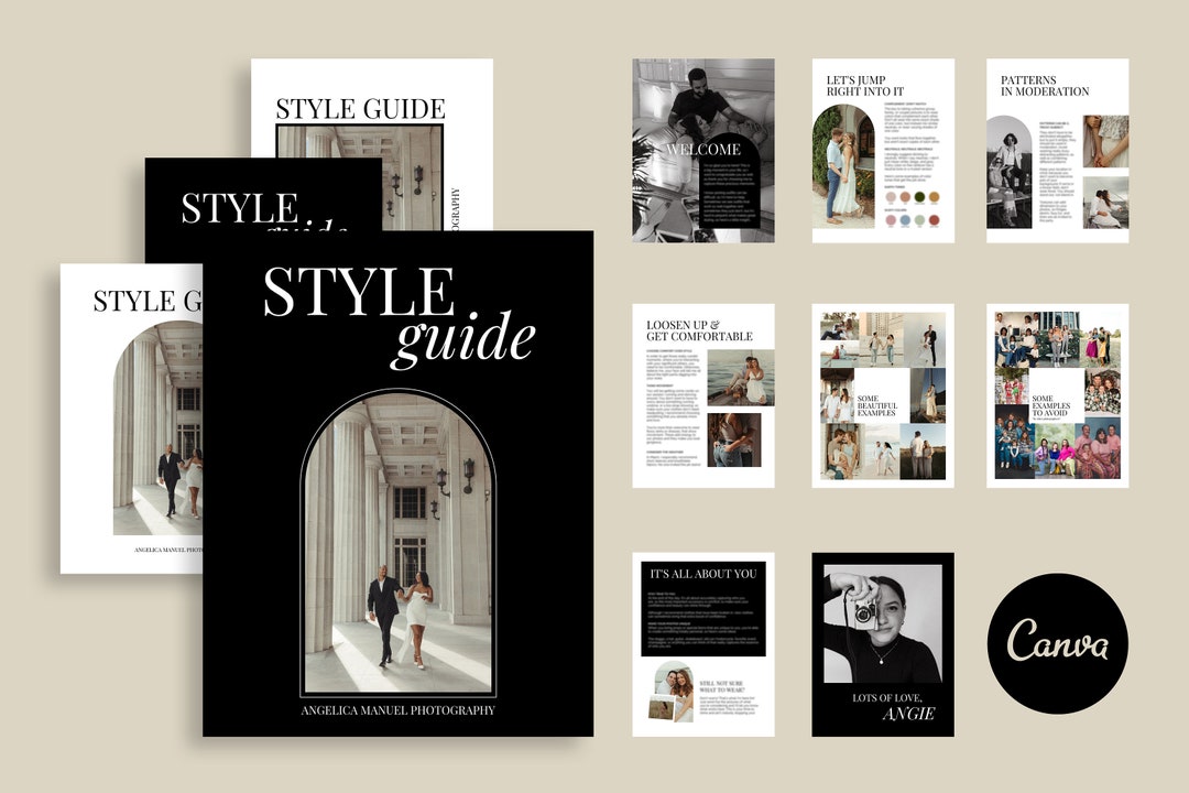 Style Guide for Photographers W/ Copywriting | Family Style Guide ...