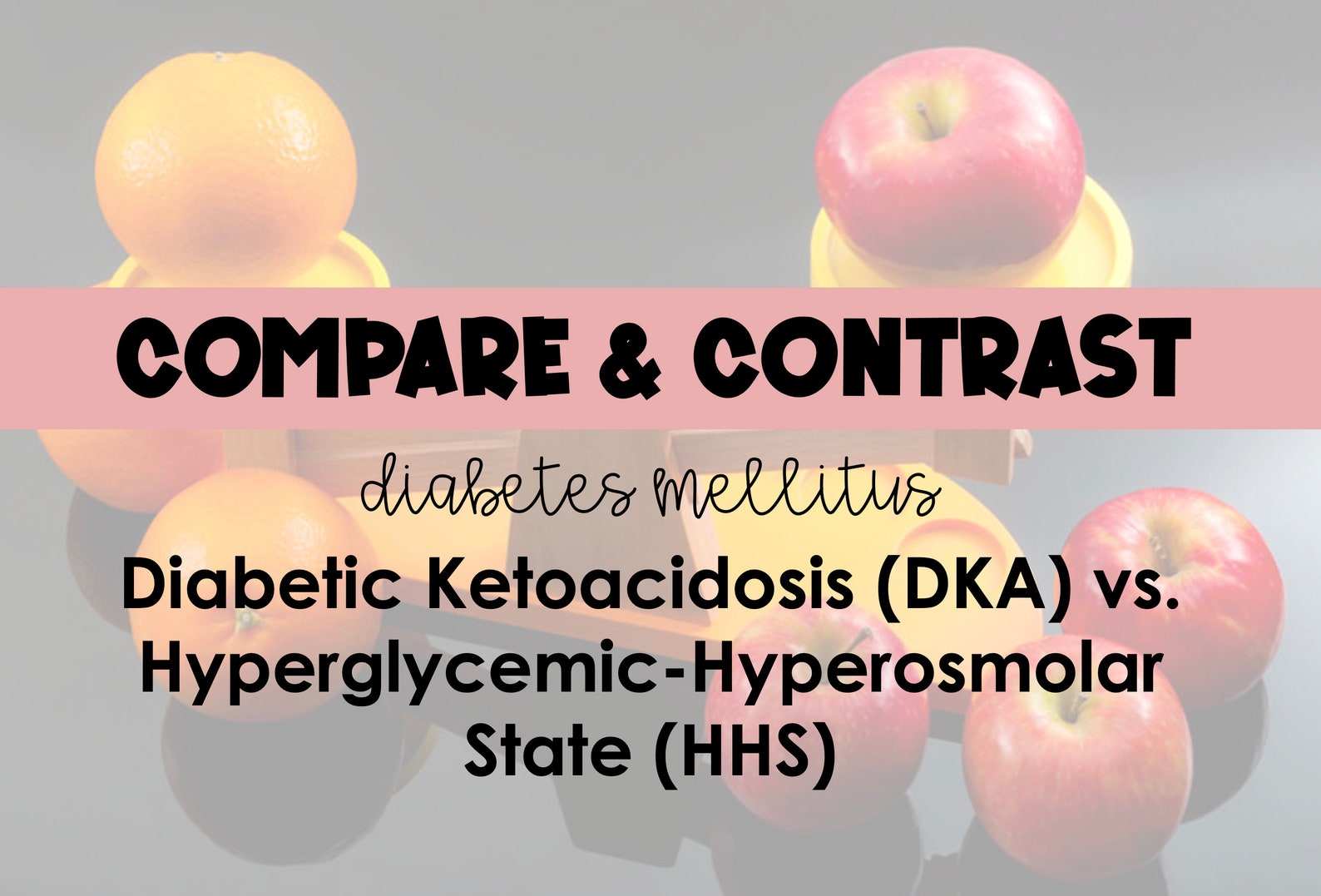 Diabetes Mellitus - Diabetic Ketoacidosis (DKA) Vs. Hyperglycemic ...